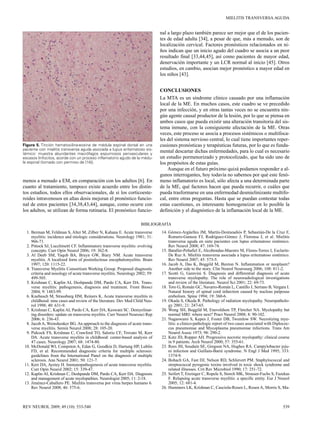 Mielitis transversa | PDF