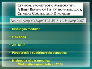 Mielopatia cervical | PPT