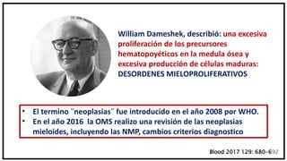 Neoplasias mieloproliferativas Phi(-) | PPTX