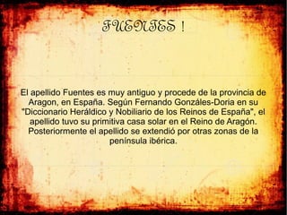 presentacion apellidos | ODP