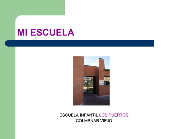 Mi Escuela | PPT