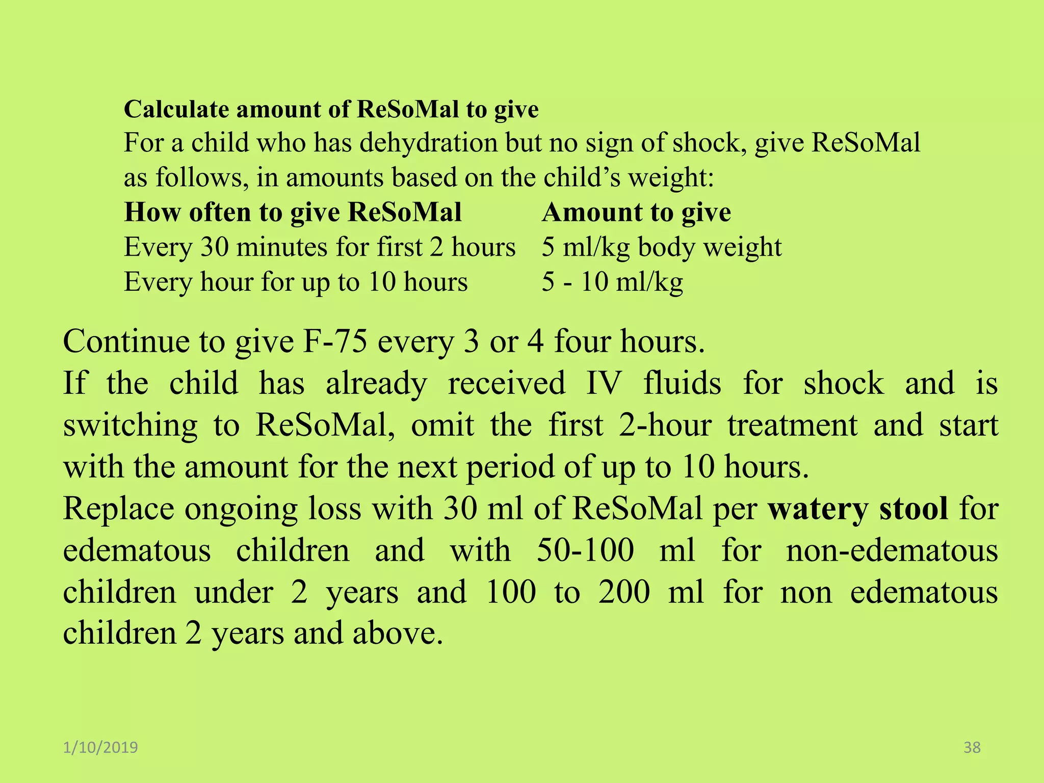 Management Guidelines of Severe Acute Malnutrition SAM in Pediatrics | PDF