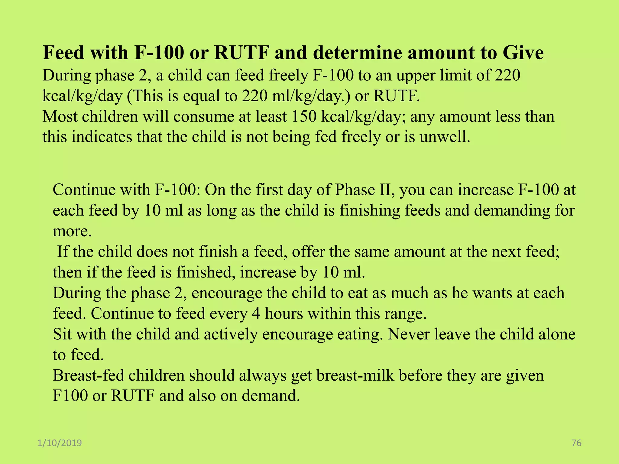 Management Guidelines of Severe Acute Malnutrition SAM in Pediatrics | PDF