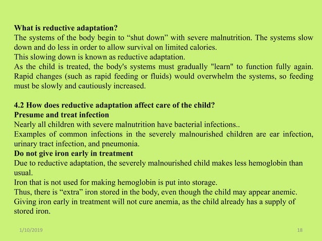 Management Guidelines of Severe Acute Malnutrition SAM in Pediatrics ...