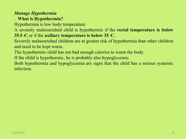 Management Guidelines of Severe Acute Malnutrition SAM in Pediatrics ...