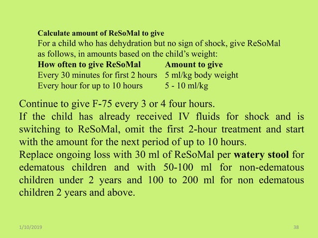 Management Guidelines of Severe Acute Malnutrition SAM in Pediatrics ...