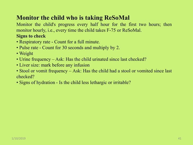 Management Guidelines of Severe Acute Malnutrition SAM in Pediatrics ...