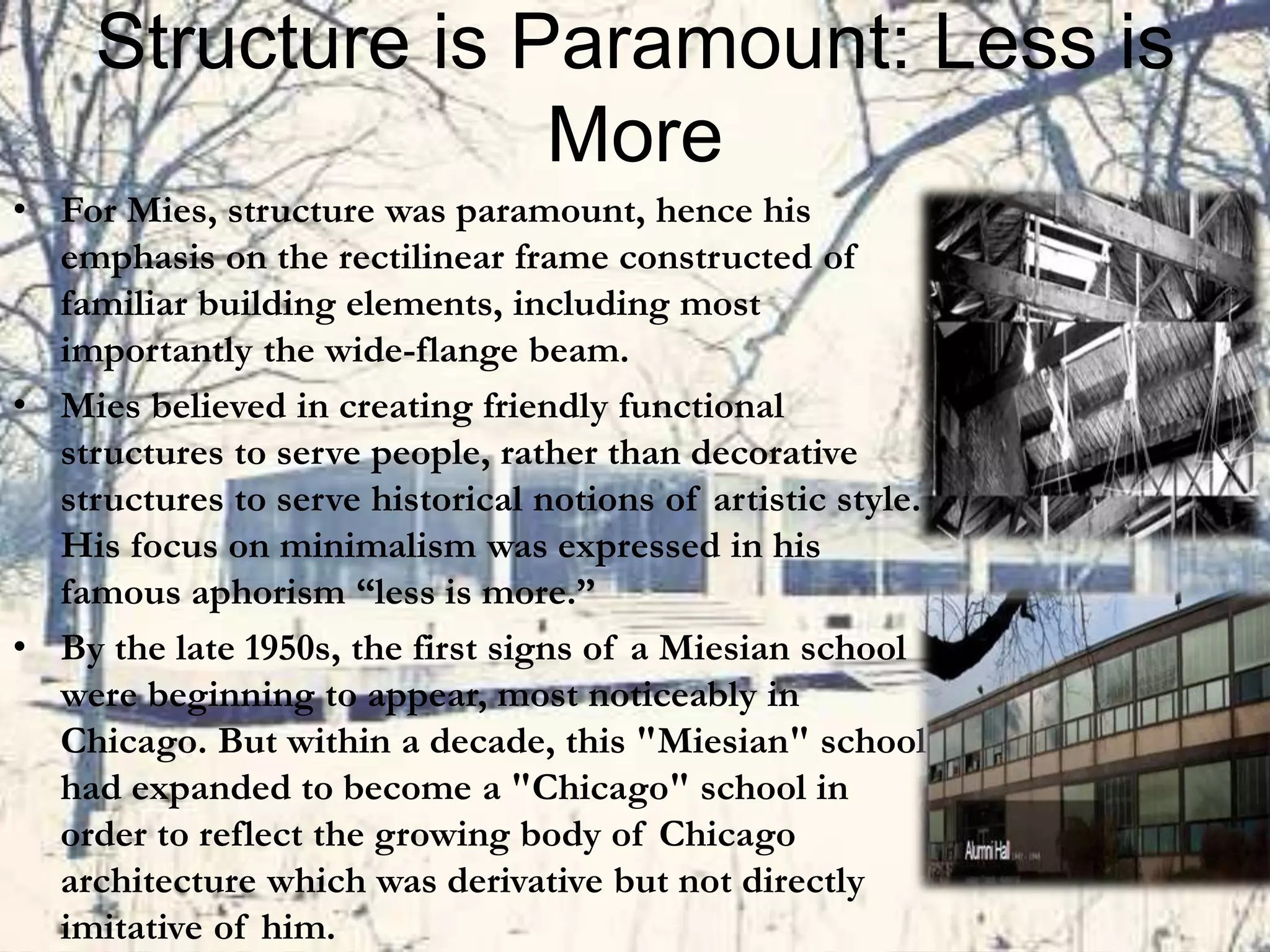 Ludwig Mies van der rohe | PPTX
