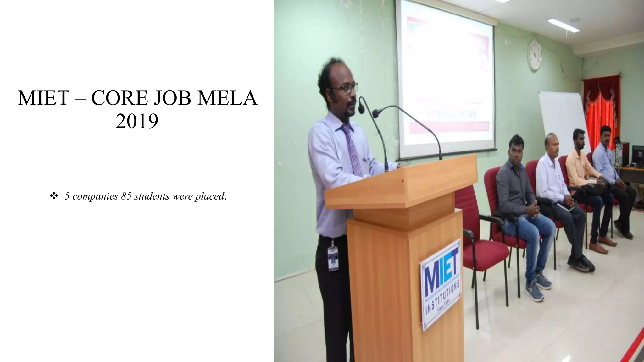 Miet engineering placement 2019 robert maria vincent all x | PPTX
