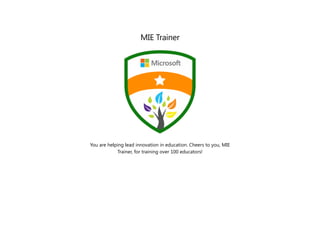 MIE Trainer | PDF