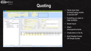 MIE Trak Pro Introduction | PPTX | Computer Software and Applications | Computing