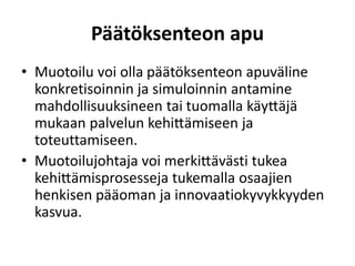 Muotoiluajattelu / design thinking | PPTX