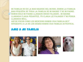 Mi familia | PPTX