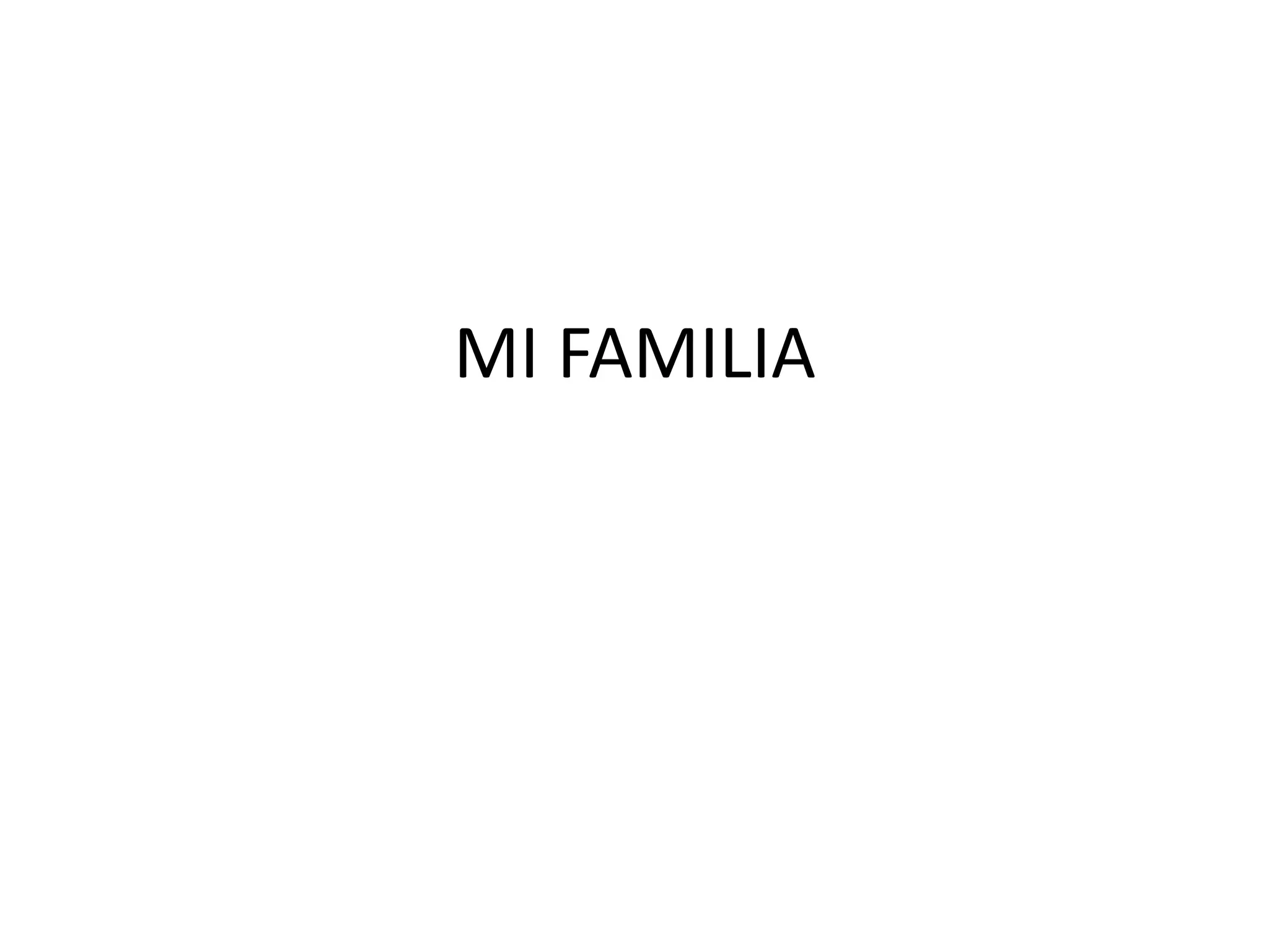 Mi familia arbol genealogico | PPTX
