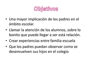 Mi familia en la escuela | PPTX