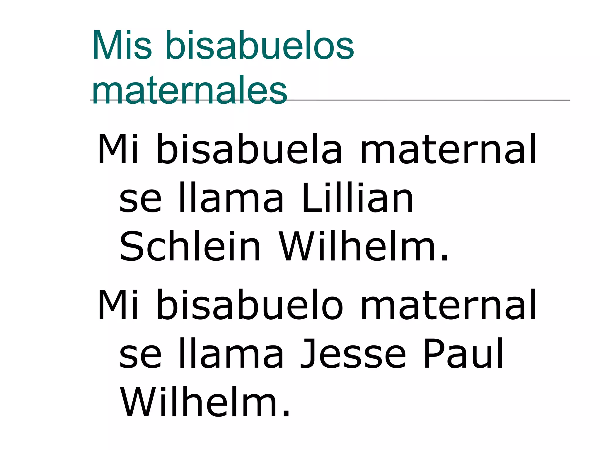 Mi familia powerpoint sample | PPT