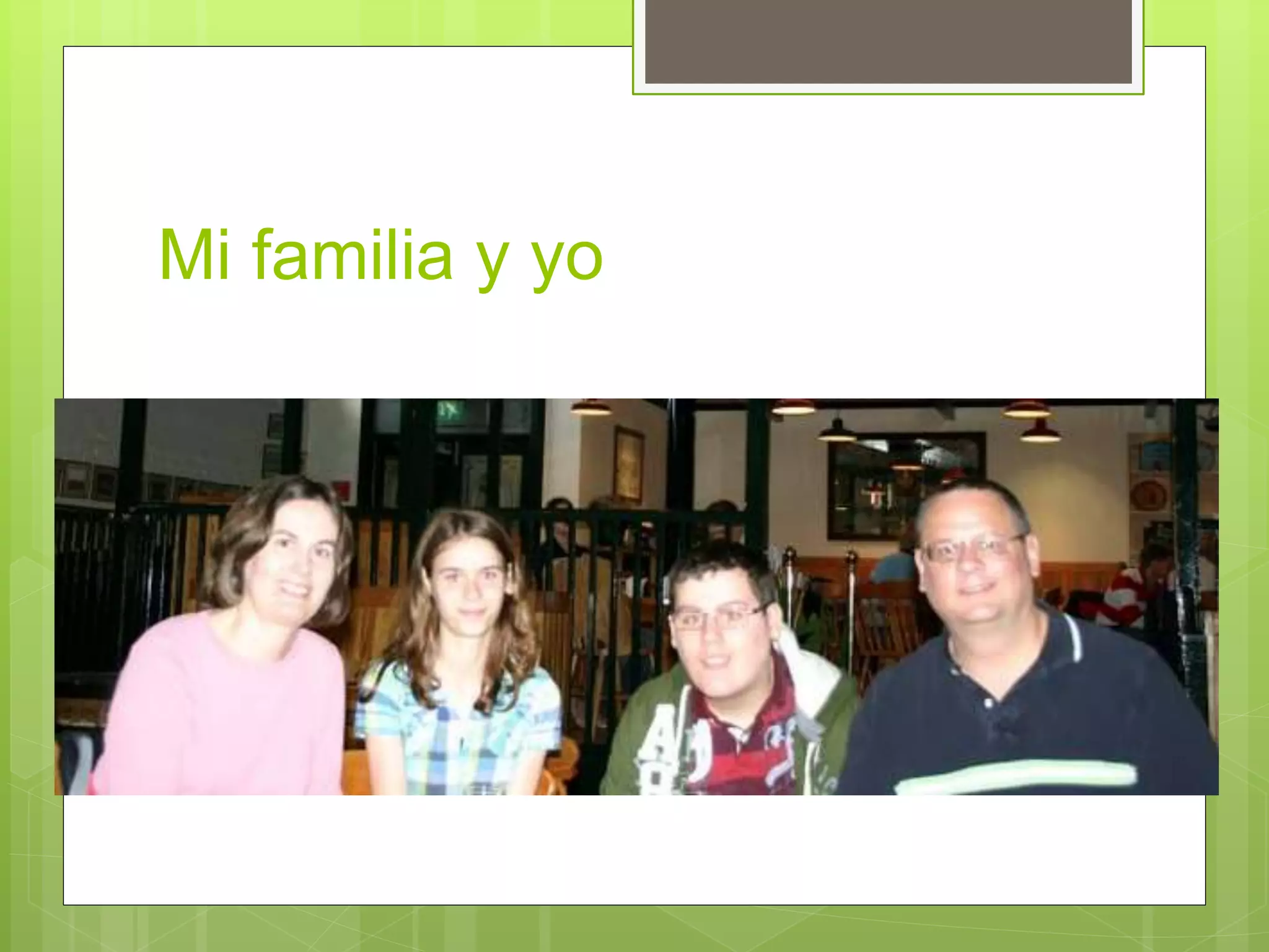 Mi familia presentacion | PPTX