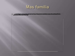Mi familia y yo | PPTX