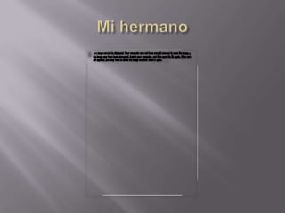 Mi familia y yo | PPT