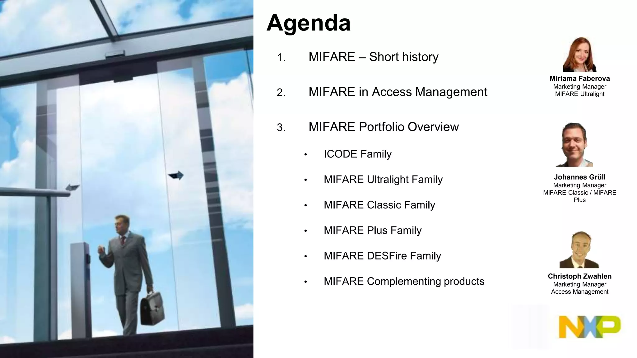 NXP MIFARE Webinar: Innovation Road Map: Present Improved- Future ...