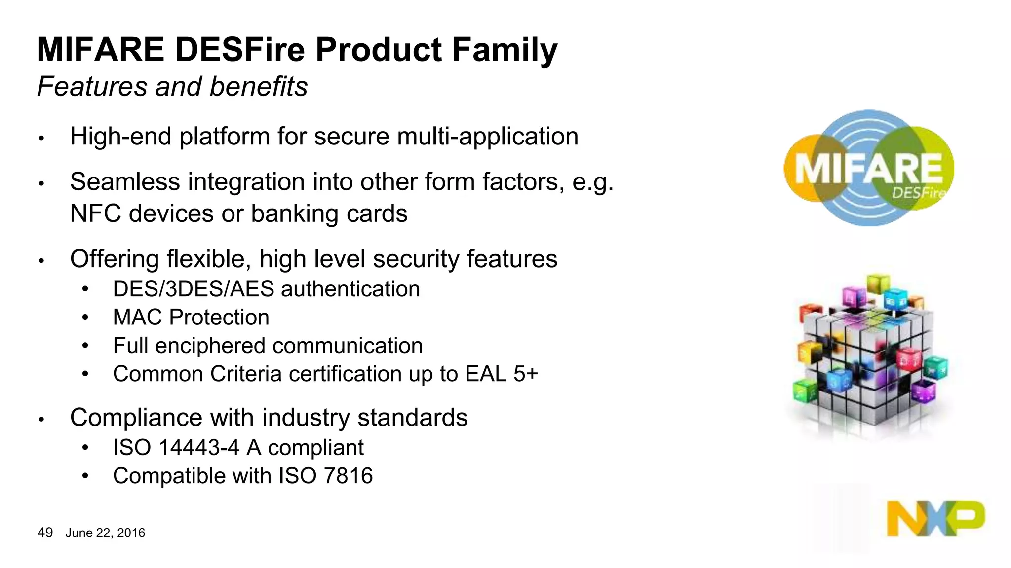 NXP MIFARE Webinar: Innovation Road Map: Present Improved- Future ...