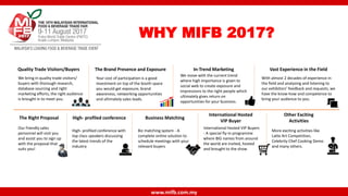 Why you should be a part of MIFB 2017 | PDF | Business Expos ...
