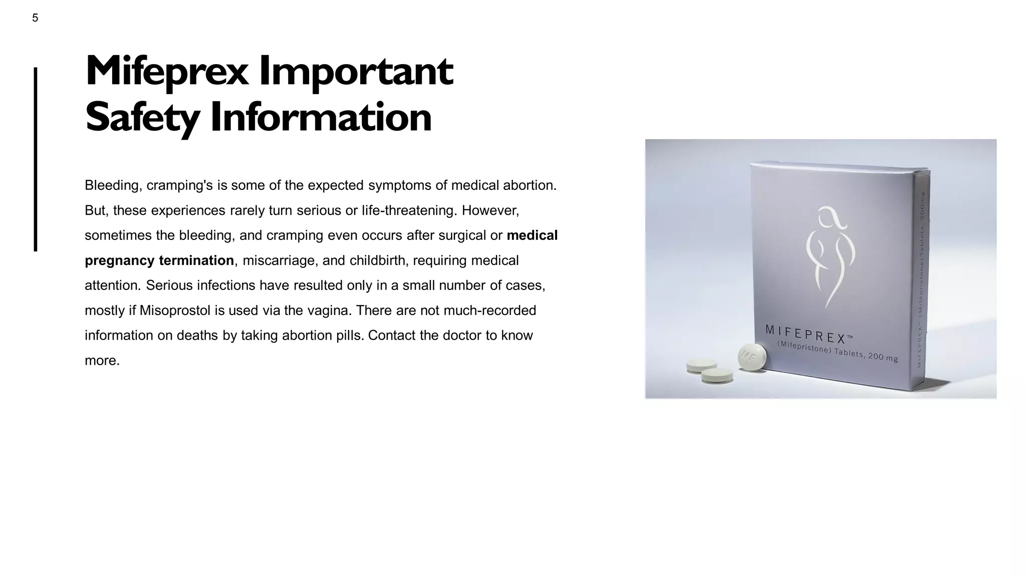 Mifeprex for early medical abortion | PPT