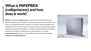 Mifeprex for early medical abortion | PPT