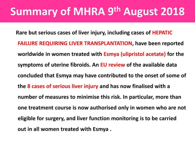 Low Dose Mifeprostone in the Management of Fibroid Dr Sharda Jain | PPTX