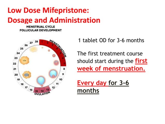 Low Dose Mifeprostone in the Management of Fibroid Dr Sharda Jain | PPTX