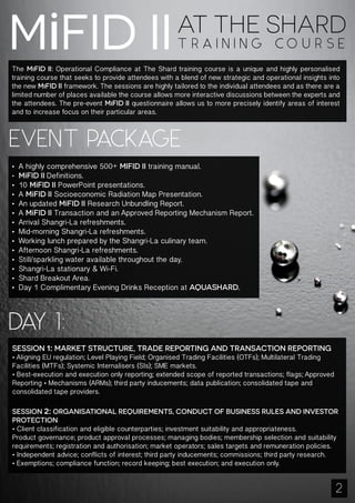 Storm-7 Consulting MiFID II at The Shard | PDF