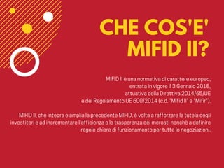 Mifid2 In Pillole | PDF