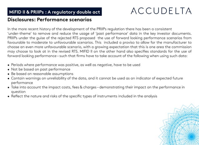 MiFID II and PRIIPs: A regulatory double act | PPT