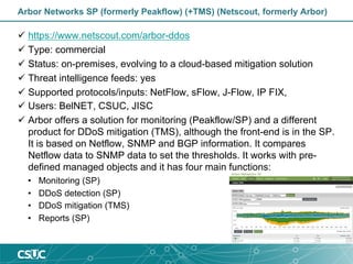 Flow Monitoring Tools, What do we have, What do we need? | PPT