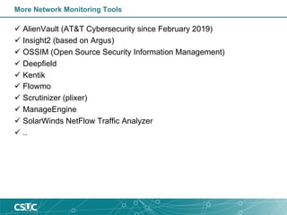 Flow Monitoring Tools, What do we have, What do we need? | PPT