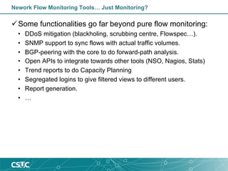 Flow Monitoring Tools, What do we have, What do we need? | PPT