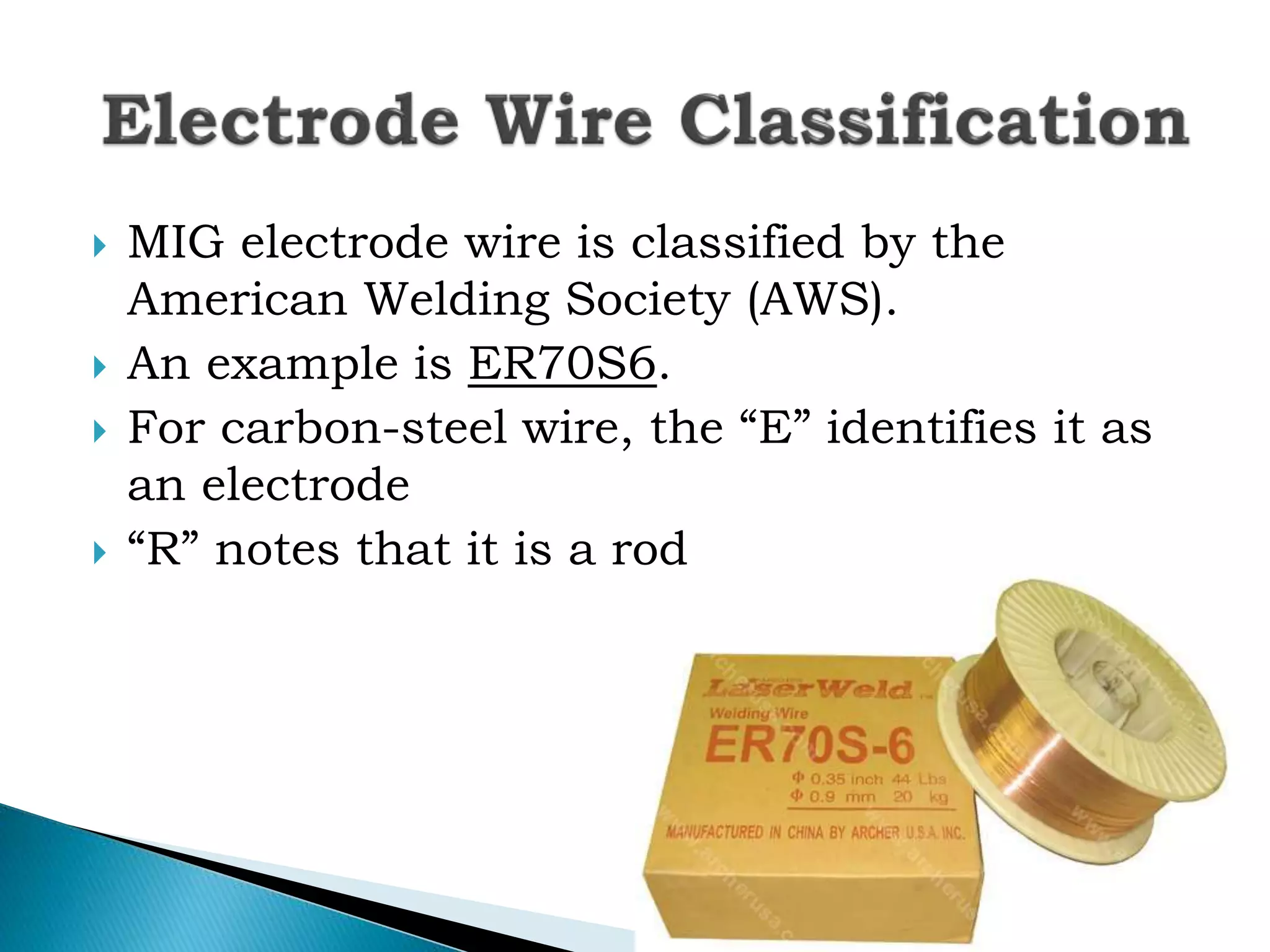 Gas Metal Arc Welding" (or GMAW). | PPTX