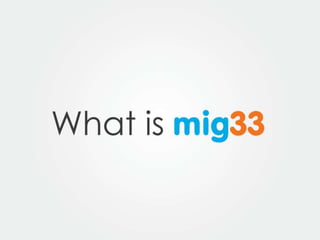 Mig33 Developer Program | PPTX