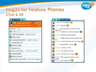 Mig33 in India | PPTX