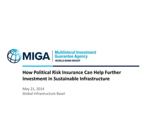 MIGA - How Political Risk Insurance by Keiko Honda at GIB Summit | PPTX