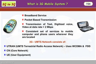 Mig from 2g to 3g | PPT