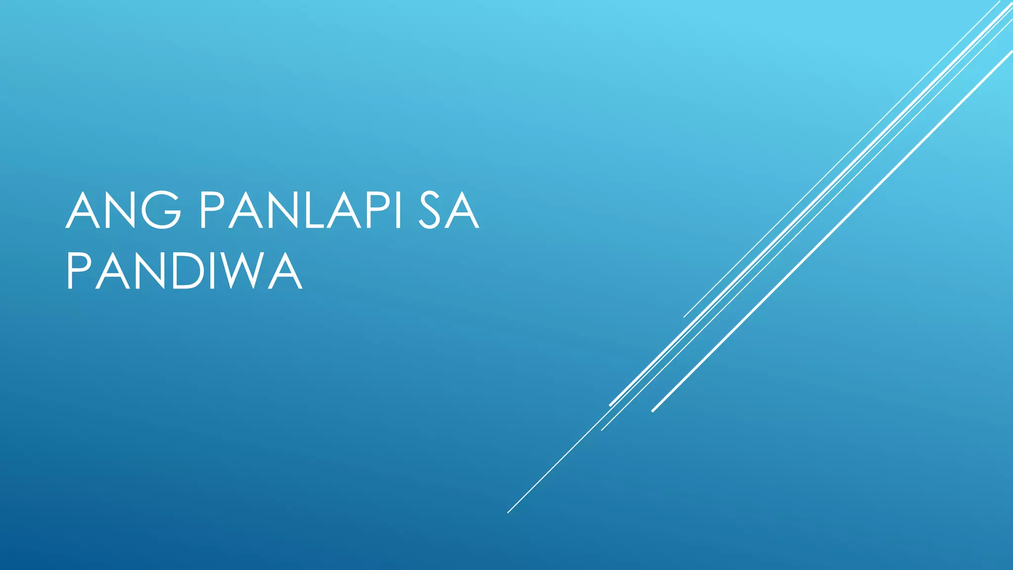 Ang Panlapi Sa Pandiwa / Verb Suffixes | PDF