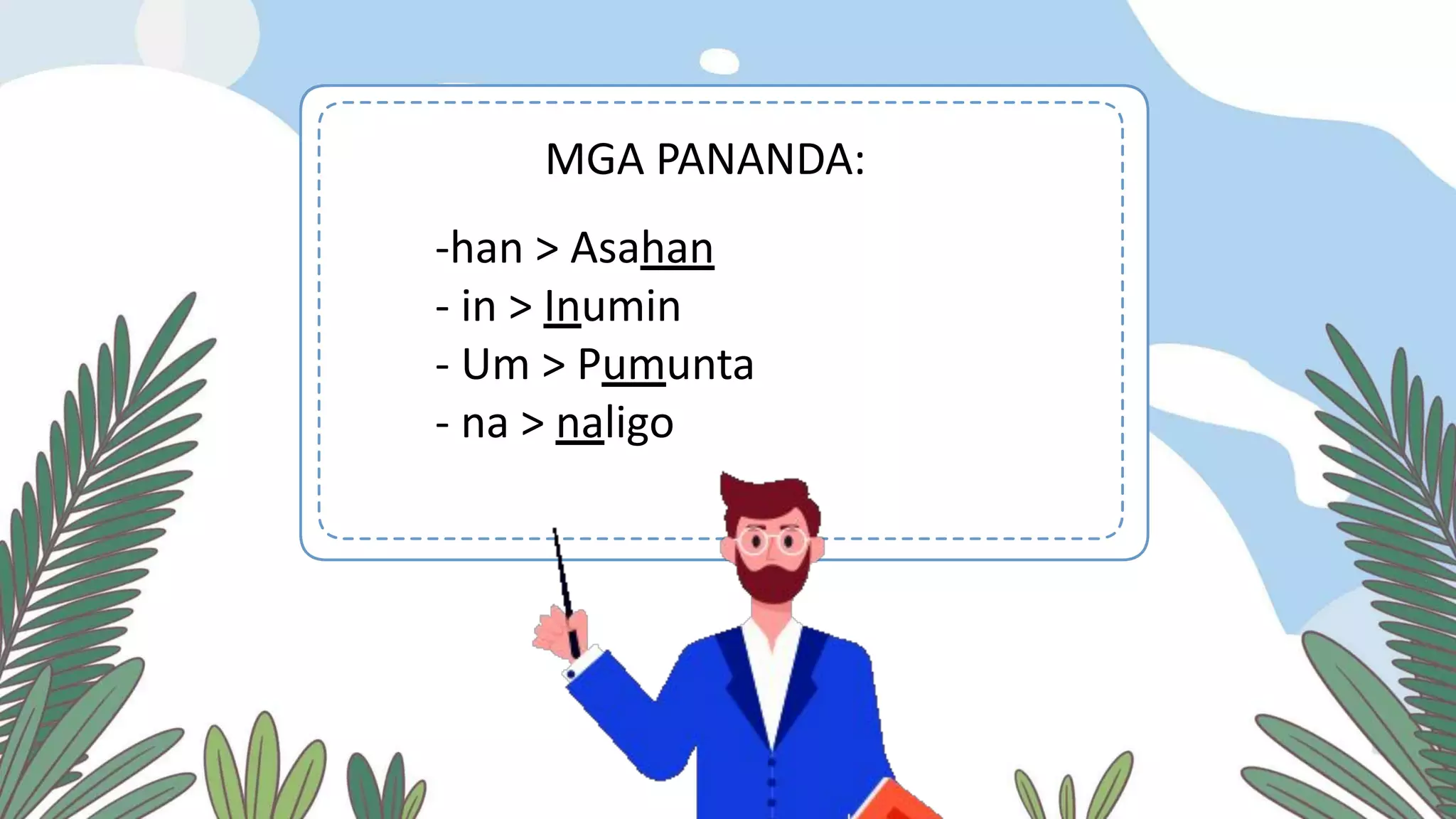 Ang Panlapi Sa Pandiwa / Verb Suffixes | PDF