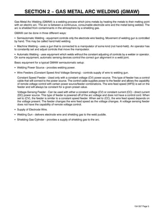 Guidelines for Gas Metal Arc Welding (GMAW) | PDF