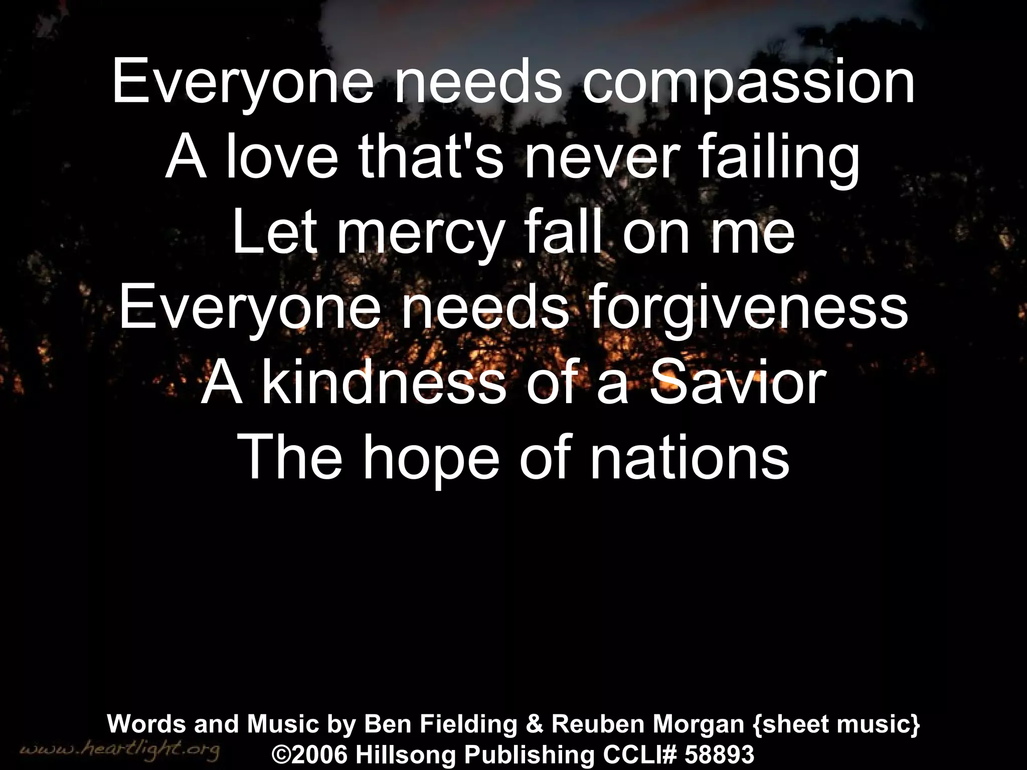 Mighty To Save | PPT