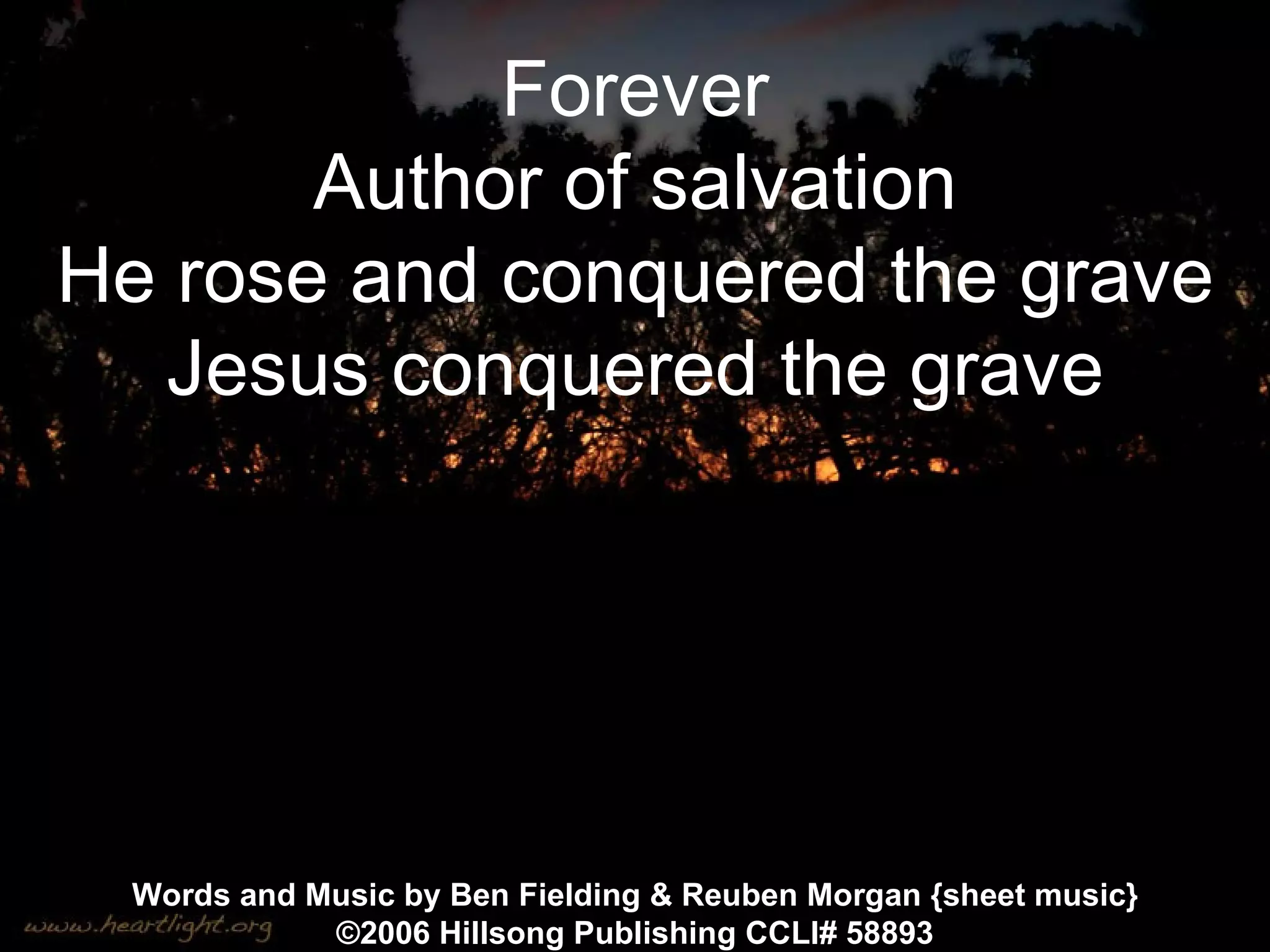 Mighty To Save | PPT