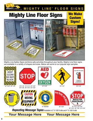 Mighty line floor tape 2015 catalog | PDF