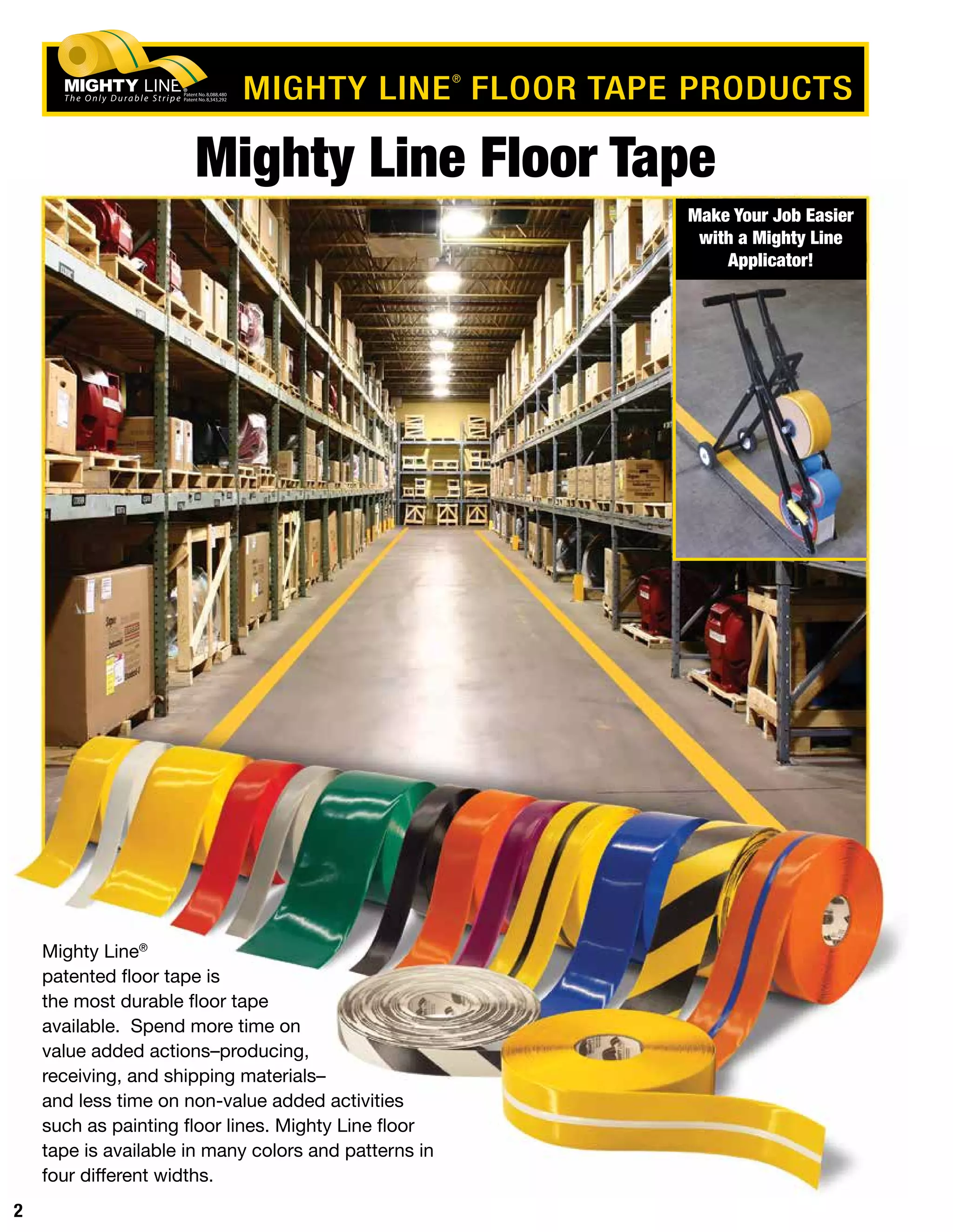 5s Warehouse Floor Marking and 5s Floor Signs Tape Catalog | PDF