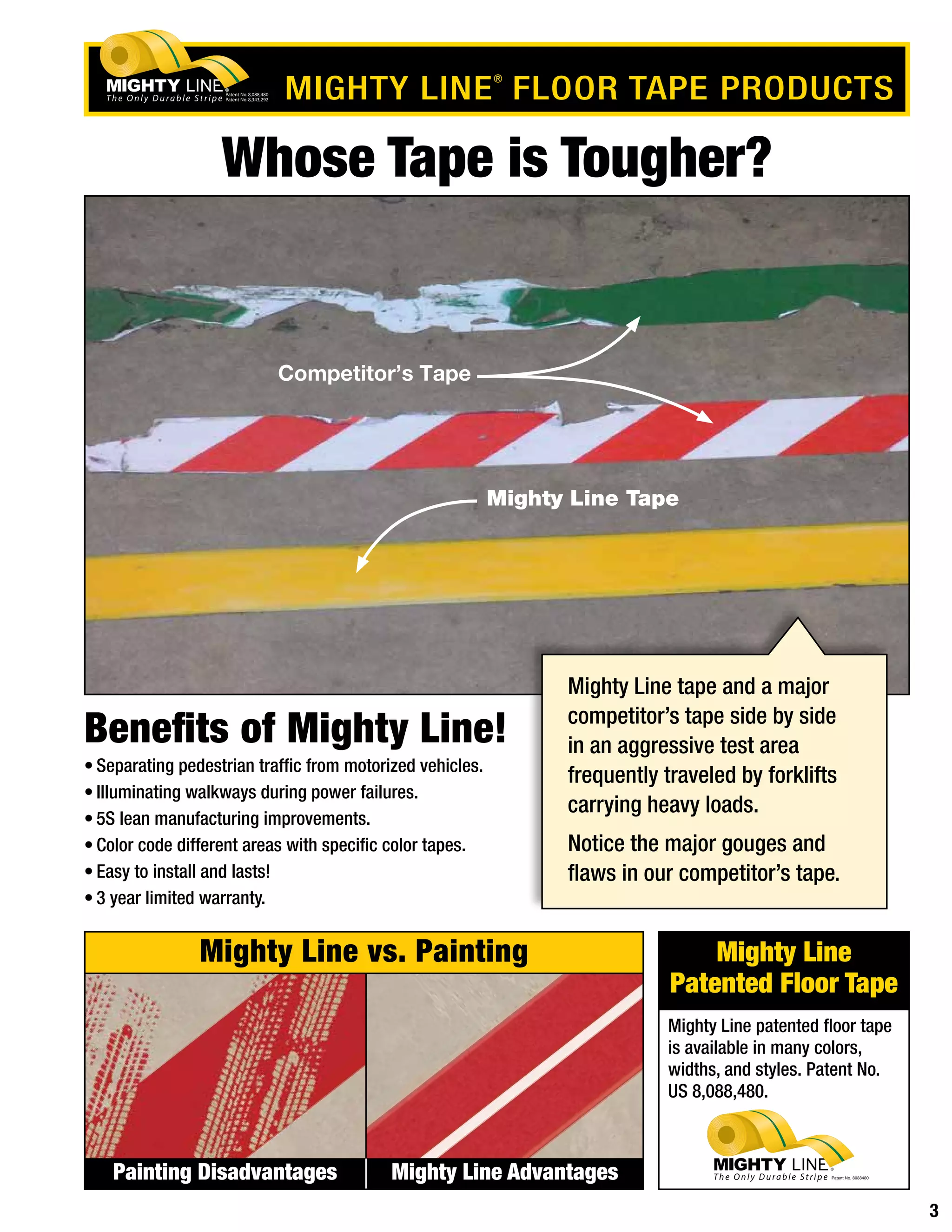 5s Warehouse Floor Marking and 5s Floor Signs Tape Catalog | PDF