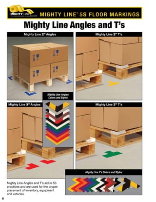 5s Warehouse Floor Marking and 5s Floor Signs Tape Catalog | PDF